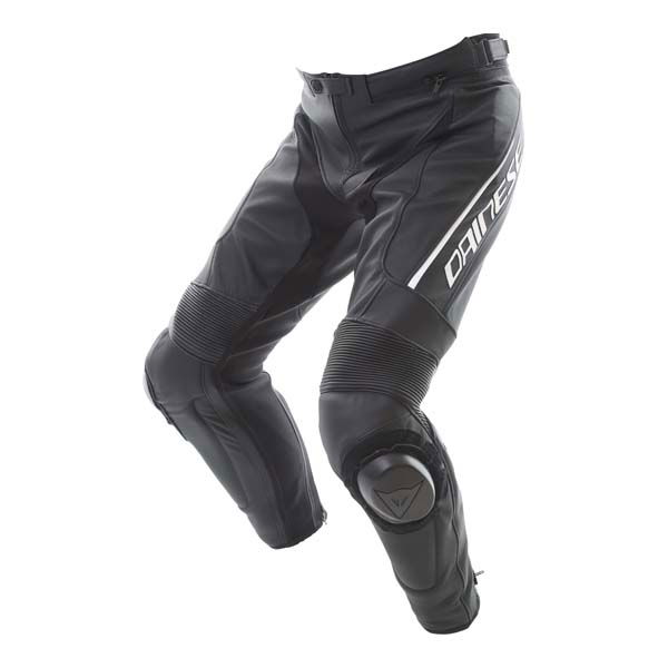 Dainese Delta 3 Leather Pants Black White | J&S Accessories