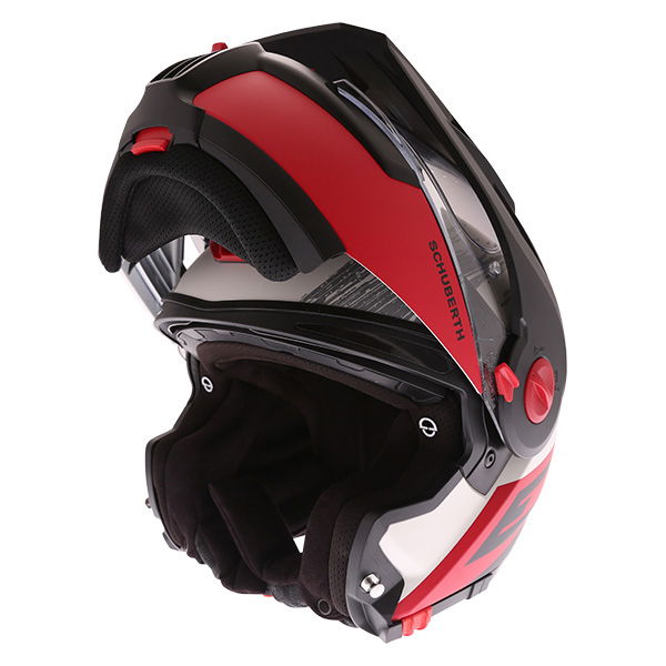 Schuberth E1 Helmet - Crossfire Red - FREE Delivery