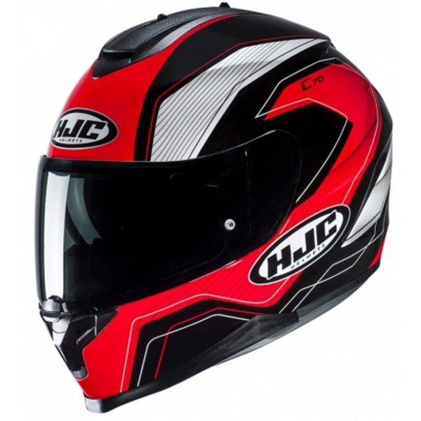HJC C70 Curves Helmet White Red Blue | J&S Accessories