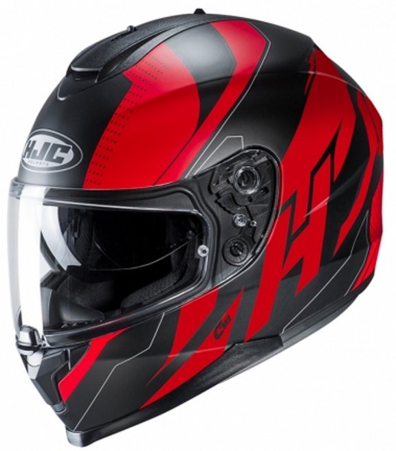 HJC C70 Curves Helmet White Red Blue | J&S Accessories