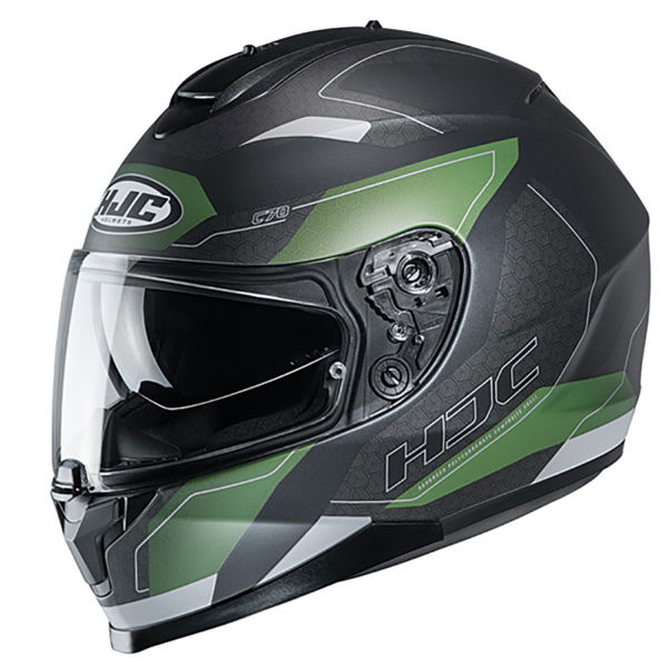 HJC C70 Canex Helmet Green | J&S Accessories
