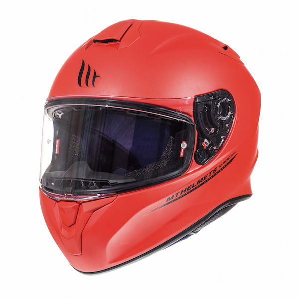 MT Targo Helmet Matt Red | J&S Accessories