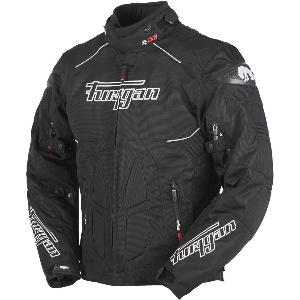 Furygan Titanium Jacket Black White | J&S Accessories